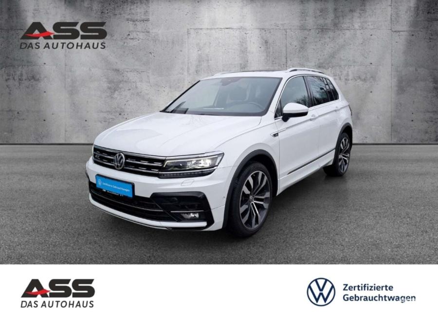 White Volkswagen Tiguan 2020 in Kaunas, with an engine capacity of 2.00 L and mileage of 93 thousand km for 30424 €, photo 1 on AUTOMOTO.COM.LV