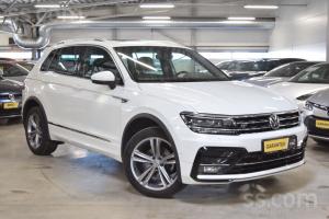 White Volkswagen Tiguan 2020 in Riga, with an engine capacity of 2.00 L and mileage of 67 thousand km for 26900 €, photo  on AUTOMOTO.COM.LV