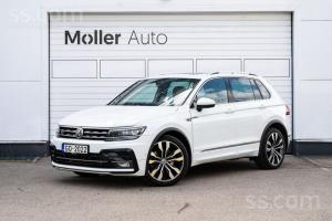 White Volkswagen Tiguan 2020 in Riga, with an engine capacity of 2.00 L and mileage of 160 thousand km for 23950 €, photo  on AUTOMOTO.COM.LV