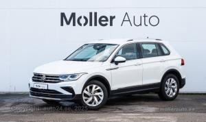 White Volkswagen Tiguan 2021 in Riga, with an engine capacity of 2.00 L and mileage of 162 thousand km for 23161 €, photo  on AUTOMOTO.COM.LV