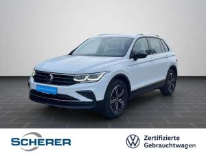 Balts Volkswagen Tiguan 2021 Kauņa, ar dzinēja tilpumu 1.50 L un nobraukumu 34 tūkst. km par 31019 €, foto  vietnē AUTOMOTO.COM.LV