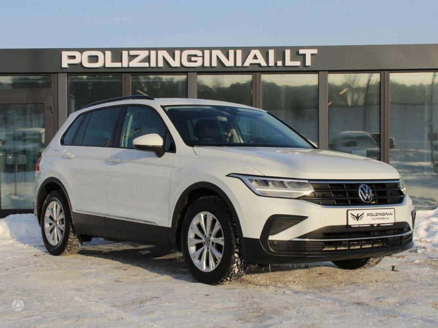 Balts Volkswagen Tiguan 2021 Viļņa, ar dzinēja tilpumu 1.50 L un nobraukumu 75 tūkst. km par 22250 €, foto 3 vietnē AUTOMOTO.COM.LV
