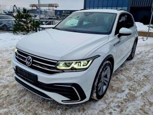 White Volkswagen Tiguan 2021 in Siauliai, with an engine capacity of 1.97 L and mileage of 180 thousand km for 22900 €, photo  on AUTOMOTO.COM.LV