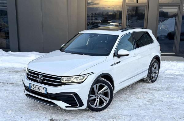 White Volkswagen Tiguan 2021 in Taurage, with an engine capacity of 1.97 L and mileage of 178 thousand km for 21500 €, photo 5 on AUTOMOTO.COM.LV