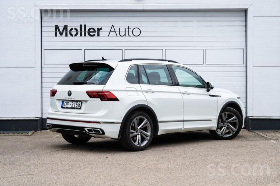 Balts Volkswagen Tiguan 2021 Rīga, ar dzinēja tilpumu 1.50 L un nobraukumu 73 tūkst. km par 24950 €, foto 4 vietnē AUTOMOTO.COM.LV