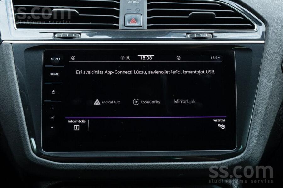 Balts Volkswagen Tiguan 2021 Rīga, ar dzinēja tilpumu 1.50 L un nobraukumu 73 tūkst. km par 24950 €, foto 14 vietnē AUTOMOTO.COM.LV