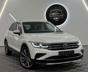 White Volkswagen Tiguan 2021 in Marijampole, with an engine capacity of 1.97 L and mileage of 307 thousand km for 18750 €, photo  on AUTOMOTO.COM.LV