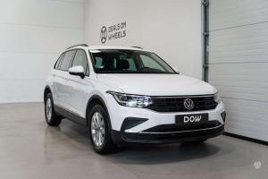 White Volkswagen Tiguan 2021 in Vilnius, with an engine capacity of 1.40 L and mileage of 60 thousand km for 23500 €, photo  on AUTOMOTO.COM.LV