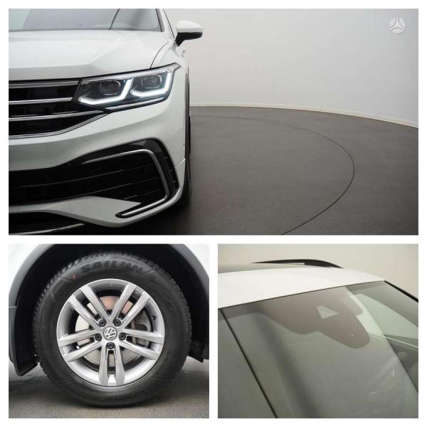 White Volkswagen Tiguan 2021 in Vilnius, with an engine capacity of 1.98 L and mileage of 39 thousand km for 30500 €, photo 7 on AUTOMOTO.COM.LV