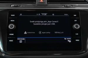 White Volkswagen Tiguan 2021 in Vilnius, with an engine capacity of 1.50 L and mileage of 147 thousand km for 23800 €, photo 16 on AUTOMOTO.COM.LV