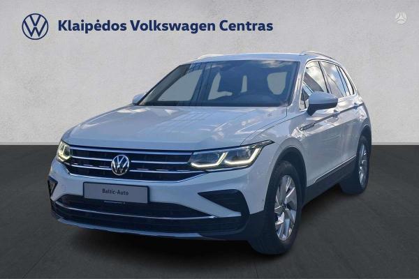 White Volkswagen Tiguan 2021 in Klaipeda, with an engine capacity of 1.50 L and mileage of 79 thousand km for 25450 €, photo 1 on AUTOMOTO.COM.LV