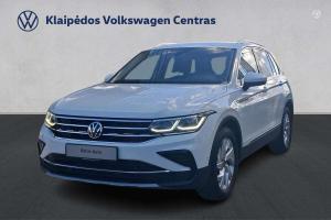 White Volkswagen Tiguan 2021 in Klaipeda, with an engine capacity of 1.50 L and mileage of 79 thousand km for 25450 €, photo  on AUTOMOTO.COM.LV