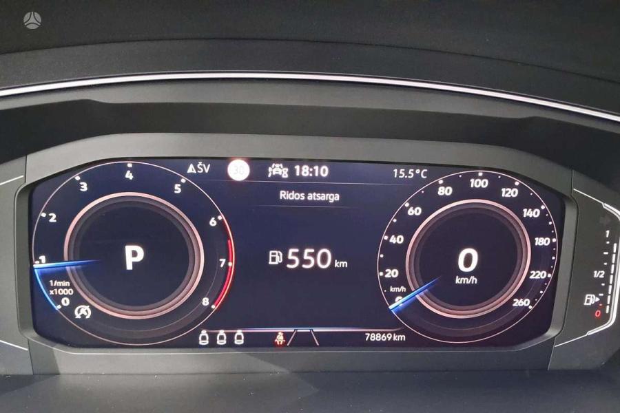 White Volkswagen Tiguan 2021 in Klaipeda, with an engine capacity of 1.50 L and mileage of 79 thousand km for 25450 €, photo 13 on AUTOMOTO.COM.LV