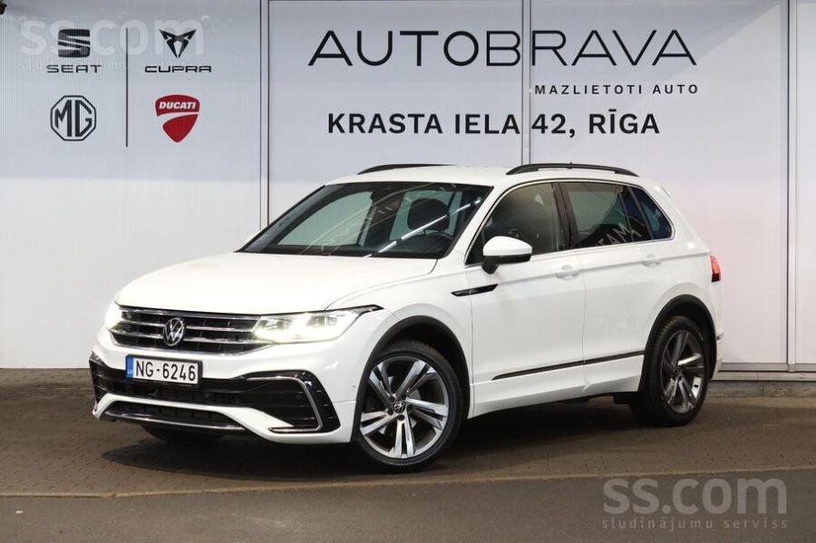 Balts Volkswagen Tiguan 2022 Rīga, ar dzinēja tilpumu 1.50 L un nobraukumu 167 tūkst. km par 23000 €, foto 1 vietnē AUTOMOTO.COM.LV