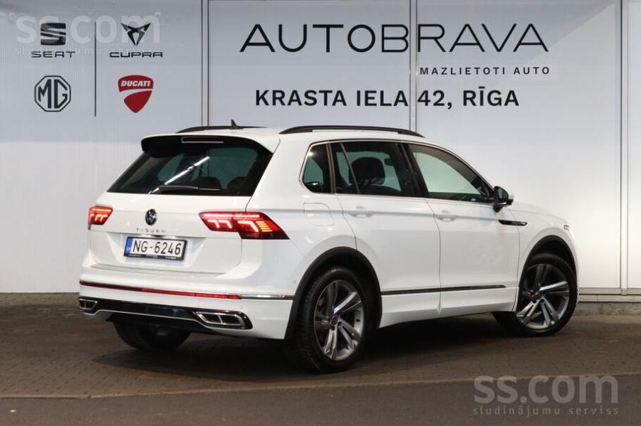 Balts Volkswagen Tiguan 2022 Rīga, ar dzinēja tilpumu 1.50 L un nobraukumu 167 tūkst. km par 23000 €, foto 7 vietnē AUTOMOTO.COM.LV