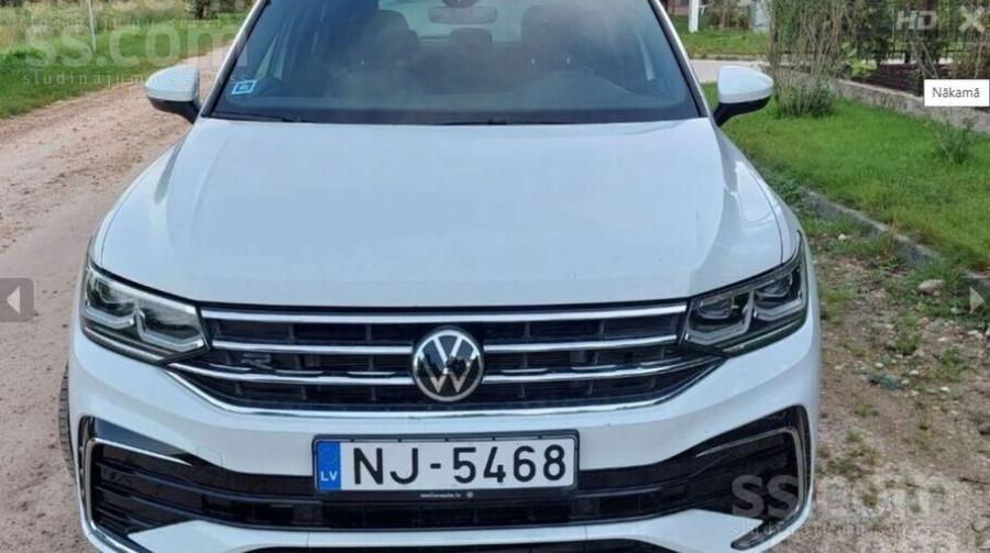 Balts Volkswagen Tiguan 2022 Rīga, ar dzinēja tilpumu 1.40 L un nobraukumu 52 tūkst. km par 28500 €, foto 1 vietnē AUTOMOTO.COM.LV