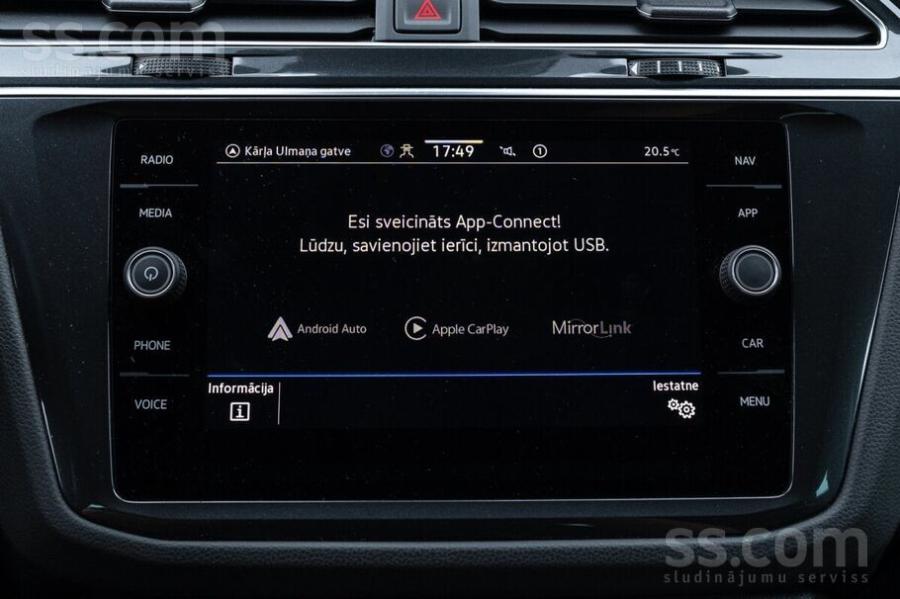 Balts Volkswagen Tiguan 2022 Rīga, ar dzinēja tilpumu 1.40 L un nobraukumu 81 tūkst. km par 24950 €, foto 13 vietnē AUTOMOTO.COM.LV