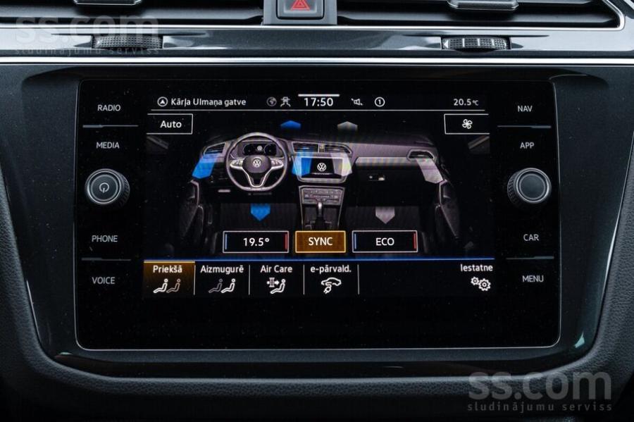 Balts Volkswagen Tiguan 2022 Rīga, ar dzinēja tilpumu 1.40 L un nobraukumu 81 tūkst. km par 24950 €, foto 14 vietnē AUTOMOTO.COM.LV