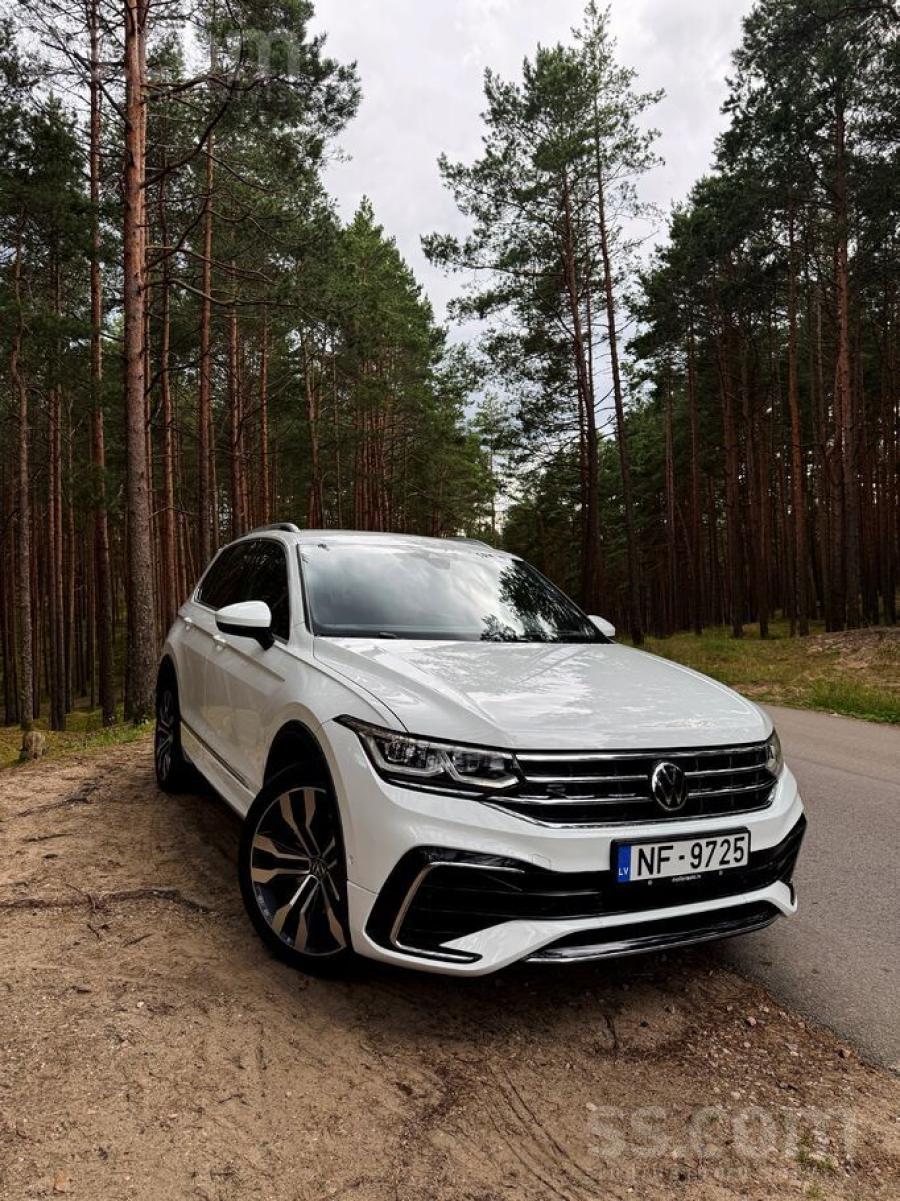 White Volkswagen Tiguan 2022 in Jurmala, with an engine capacity of 1.40 L and mileage of 80 thousand km for 27700 €, photo 6 on AUTOMOTO.COM.LV