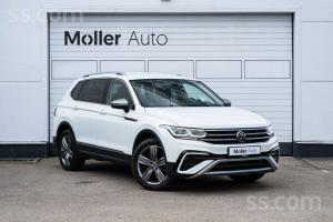 White Volkswagen Tiguan 2022 in Riga, with an engine capacity of 2.00 L and mileage of 86 thousand km for 28950 €, photo 4 on AUTOMOTO.COM.LV
