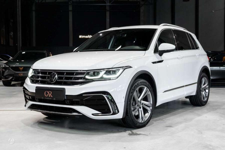 Balts Volkswagen Tiguan 2023 Rīga, ar dzinēja tilpumu 1.98 L un nobraukumu 120 tūkst. km par 31500 €, foto 1 vietnē AUTOMOTO.COM.LV
