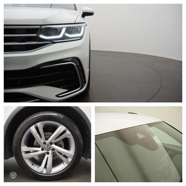 White Volkswagen Tiguan 2023 in Vilnius, with an engine capacity of 1.50 L and mileage of 17 thousand km for 30500 €, photo 7 on AUTOMOTO.COM.LV