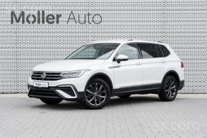 White Volkswagen Tiguan 2023 in Riga, with an engine capacity of 1.50 L and mileage of 56 thousand km for 27800 €, photo  on AUTOMOTO.COM.LV