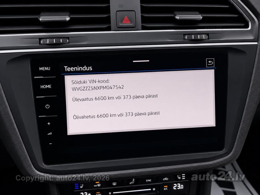 Balts Volkswagen Tiguan 2023 Pērnava, ar dzinēja tilpumu 2.00 L un nobraukumu 125 tūkst. km par 29990 €, foto 23 vietnē AUTOMOTO.COM.LV