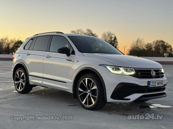 White Volkswagen Tiguan 2024 in Tallinn, with an engine capacity of 2.00 L and mileage of 65 thousand km for 37999 €, photo 1 on AUTOMOTO.COM.LV