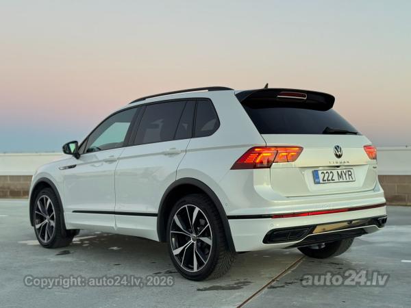 White Volkswagen Tiguan 2024 in Tallinn, with an engine capacity of 2.00 L and mileage of 65 thousand km for 37999 €, photo 5 on AUTOMOTO.COM.LV