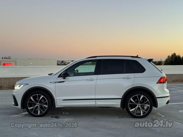 White Volkswagen Tiguan 2024 in Tallinn, with an engine capacity of 2.00 L and mileage of 65 thousand km for 37999 €, photo 7 on AUTOMOTO.COM.LV