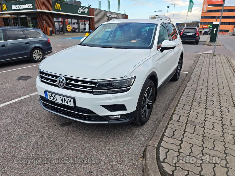 Balts Volkswagen Tiguan 2020 Tallina, ar dzinēja tilpumu 2.00 L un nobraukumu 98 tūkst. km par 23500 €, foto 1 vietnē AUTOMOTO.COM.LV