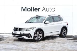 White Volkswagen Tiguan 2021 in Riga, with an engine capacity of 1.40 L and mileage of 126 thousand km for 28650 €, photo  on AUTOMOTO.COM.LV
