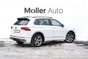 White Volkswagen Tiguan 2021 in Riga, with an engine capacity of 1.40 L and mileage of 126 thousand km for 28650 €, photo 4 on AUTOMOTO.COM.LV