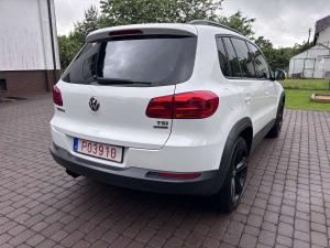 White Volkswagen Tiguan 2014 in Gargzdai, with an engine capacity of 1.40 L and mileage of 148 thousand km for 9299 €, photo 6 on AUTOMOTO.COM.LV