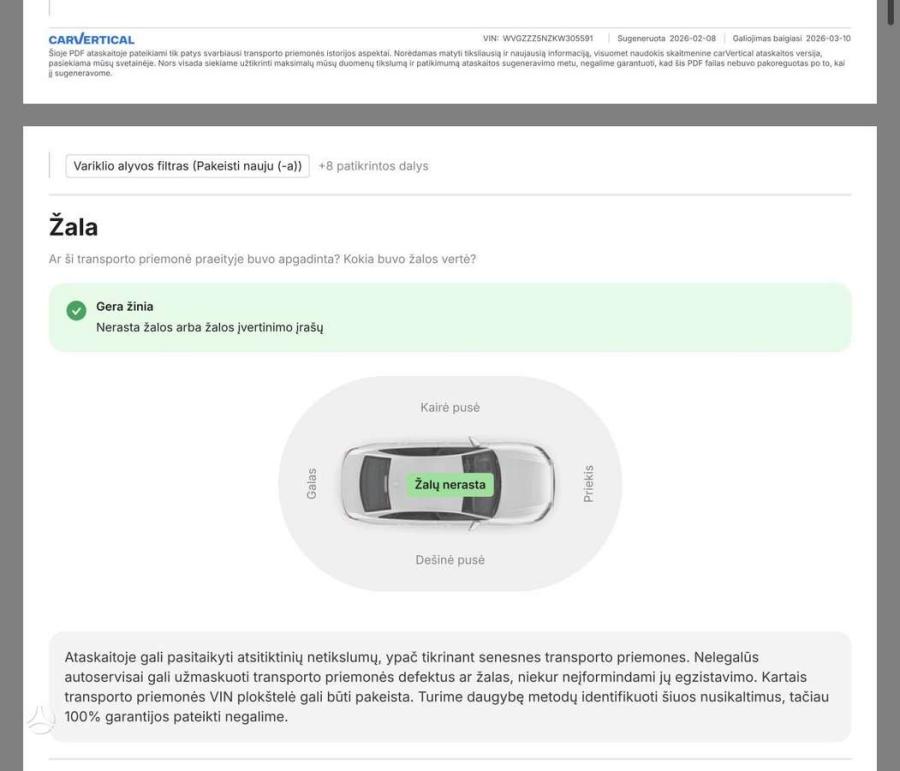 Balts Volkswagen Tiguan 2018 Jonava, ar dzinēja tilpumu 1.97 L un nobraukumu 207 tūkst. km par 15950 €, foto 26 vietnē AUTOMOTO.COM.LV