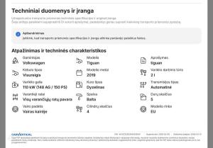 Balts Volkswagen Tiguan 2018 Jonava, ar dzinēja tilpumu 1.97 L un nobraukumu 207 tūkst. km par 15950 €, foto 28 vietnē AUTOMOTO.COM.LV