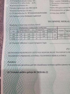 Белый Фольксваген Тигуан 2015 в Паневежис, объемом двигателя 1.40 л и пробегом 267 тыс. км за 8150 €, фото 23 на AUTOMOTO.COM.LV