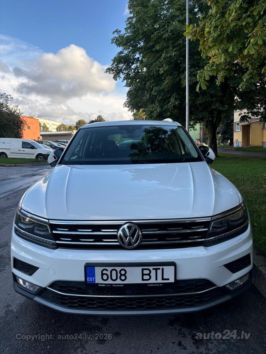 White Volkswagen Tiguan 2016 in Tartu, with an engine capacity of 2.00 L and mileage of 144 thousand km for 18000 €, photo 2 on AUTOMOTO.COM.LV