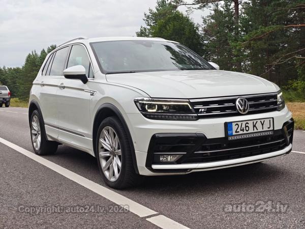 White Volkswagen Tiguan 2018 in Tallinn, with an engine capacity of 2.00 L and mileage of 260 thousand km for 17500 €, photo 1 on AUTOMOTO.COM.LV