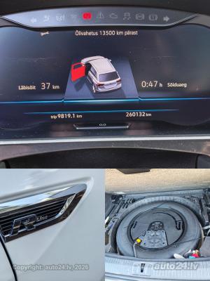 White Volkswagen Tiguan 2018 in Tallinn, with an engine capacity of 2.00 L and mileage of 260 thousand km for 17500 €, photo 18 on AUTOMOTO.COM.LV