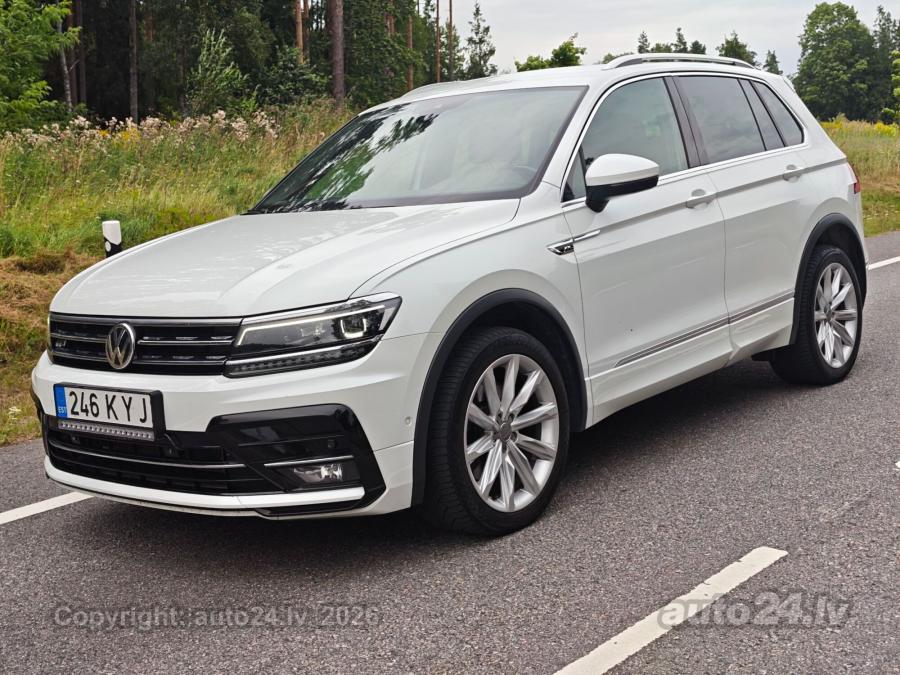 White Volkswagen Tiguan 2018 in Tallinn, with an engine capacity of 2.00 L and mileage of 260 thousand km for 17500 €, photo 24 on AUTOMOTO.COM.LV