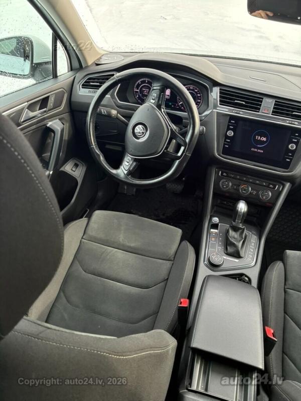 White Volkswagen Tiguan 2019 in Tallinn, with an engine capacity of 2.00 L and mileage of 194 thousand km for 25000 €, photo 9 on AUTOMOTO.COM.LV