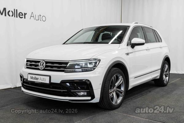 White Volkswagen Tiguan 2019 in Tallinn, with an engine capacity of 2.00 L and mileage of 112 thousand km for 22900 €, photo 1 on AUTOMOTO.COM.LV