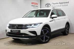 Balts Volkswagen Tiguan 2023 Tallina, ar dzinēja tilpumu 1.50 L un nobraukumu 18 tūkst. km par 28990 €, foto  vietnē AUTOMOTO.COM.LV