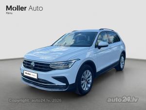 White Volkswagen Tiguan 2023 in Parnu, with an engine capacity of 1.50 L and mileage of 106 thousand km for 23900 €, photo  on AUTOMOTO.COM.LV