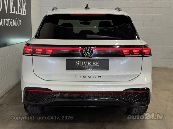White Volkswagen Tiguan 2024 in Tallinn, with an engine capacity of 2.00 L and mileage of 36 thousand km for 44995 €, photo 8 on AUTOMOTO.COM.LV