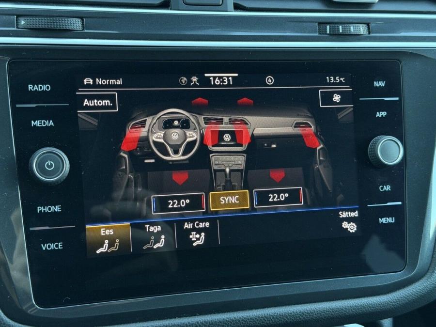 Balts Volkswagen Tiguan 2024 Pērnava, ar dzinēja tilpumu 2.00 L un nobraukumu 50 tūkst. km par 34900 €, foto 16 vietnē AUTOMOTO.COM.LV