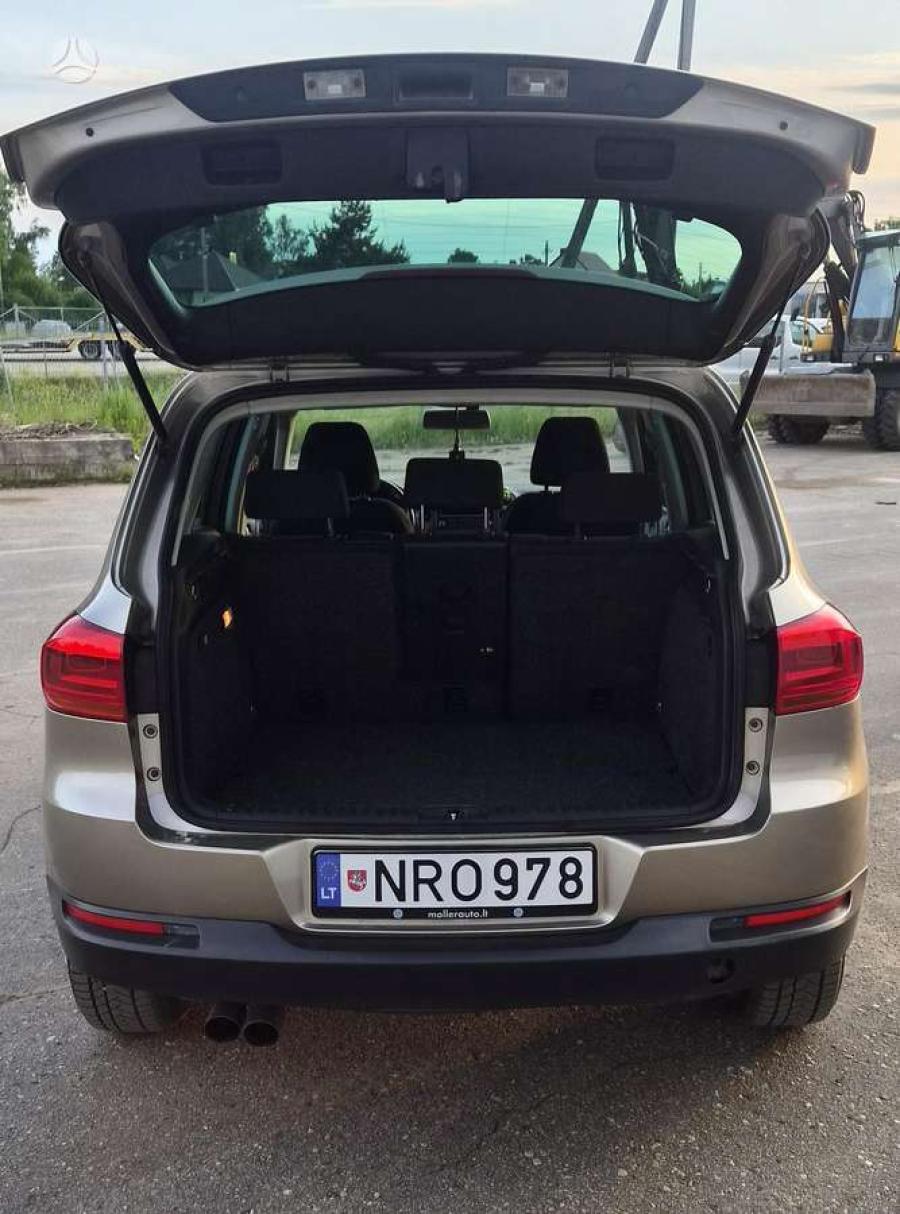 Yellow Volkswagen Tiguan 2013 in Radviliskis, with an engine capacity of 1.97 L and mileage of 320 thousand km for 8000 €, photo 10 on AUTOMOTO.COM.LV