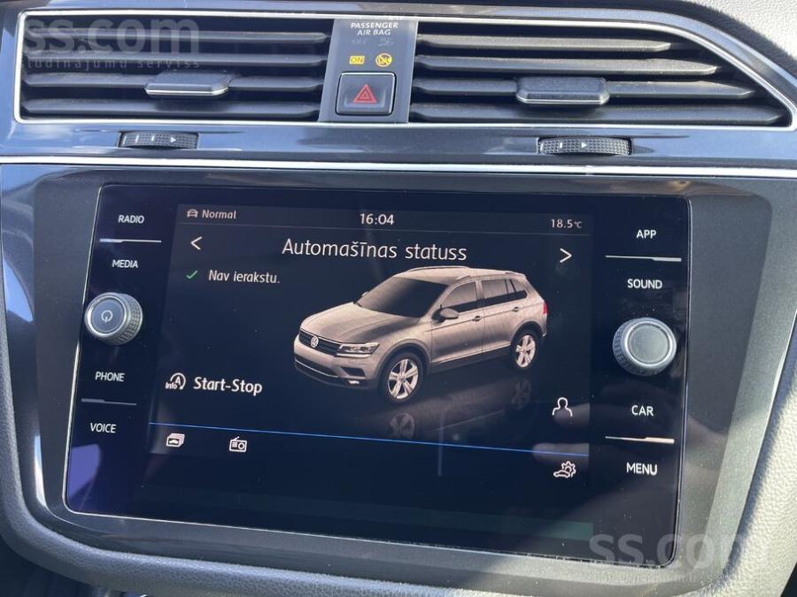 Dzeltens Volkswagen Tiguan 2017 Rīga, ar dzinēja tilpumu 2.00 L un nobraukumu 161 tūkst. km par 16900 €, foto 11 vietnē AUTOMOTO.COM.LV
